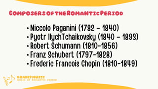 Music of the Romantic Period - Intro | PDF