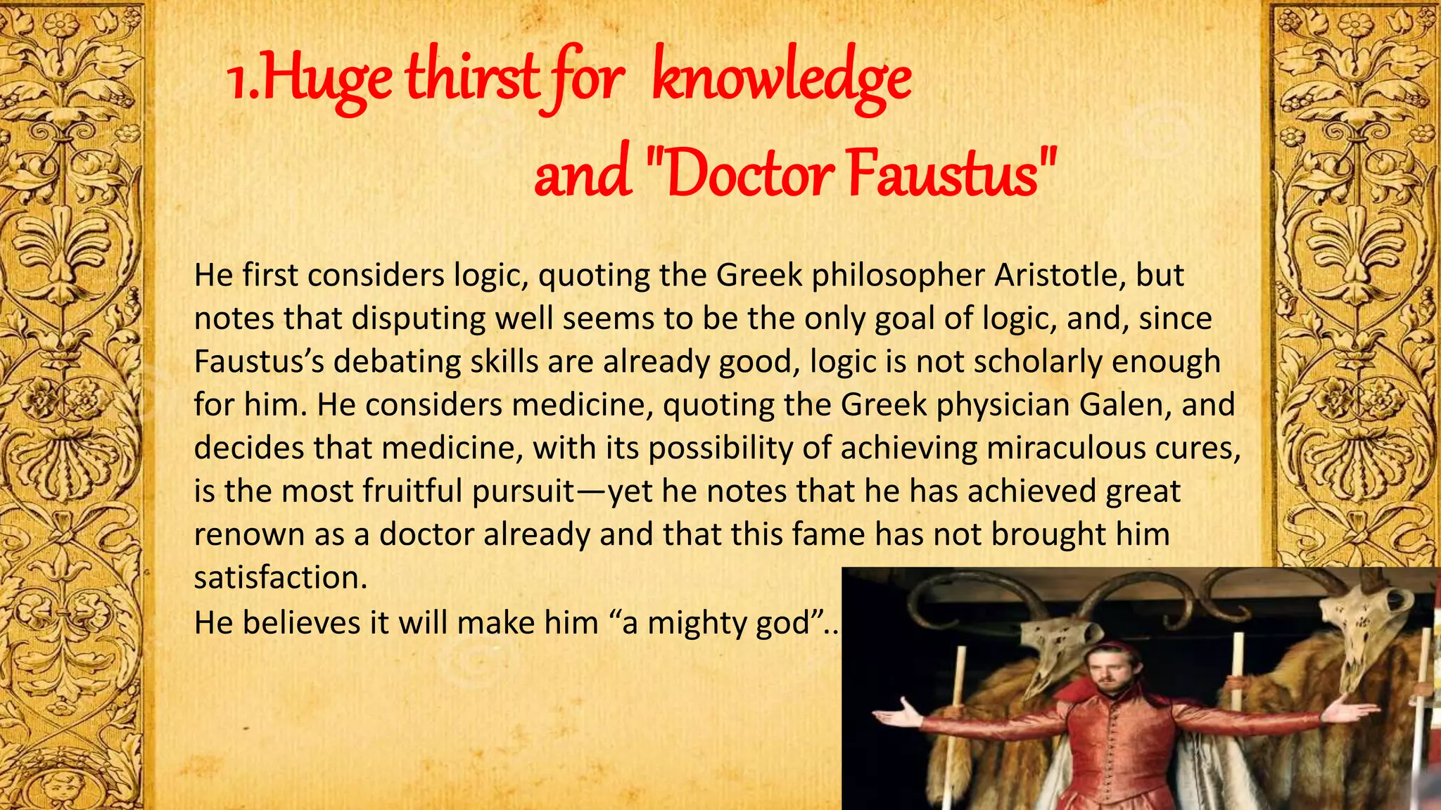 Dr. Faustus as a Renaissance Hero | PPTX