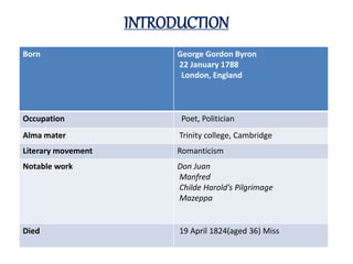 Romantic poet | PPTX