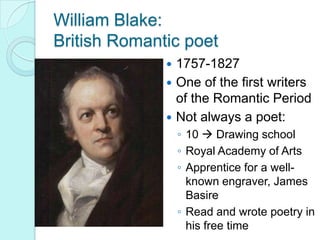 Romantic Poetry and William Blake | PPT