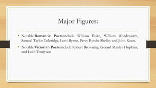 Romantic vs victorian poetry | PPTX