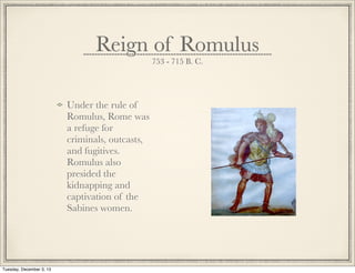 Roman Timeline | PPT