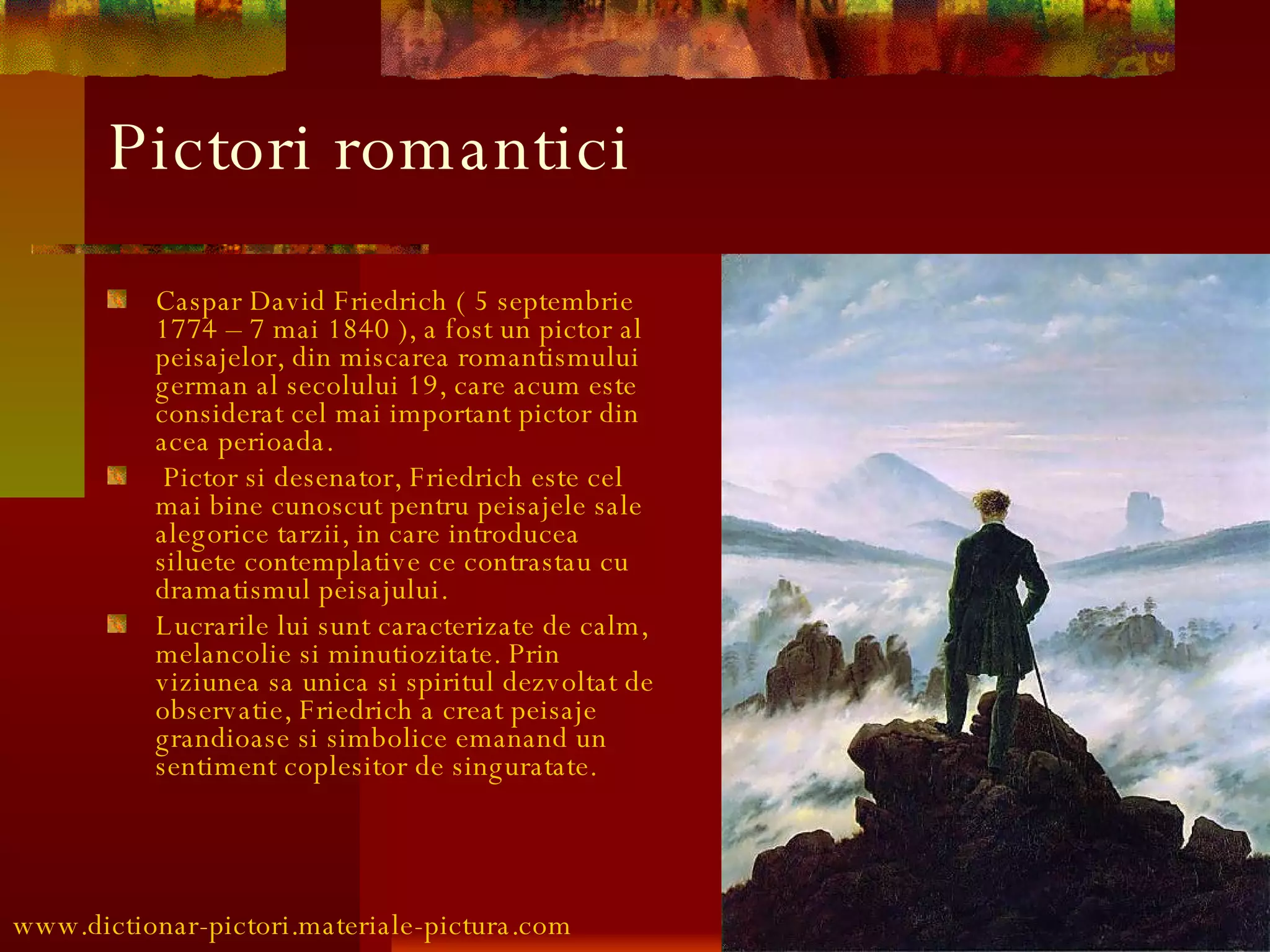 Curentul artistic Romantism | PPT