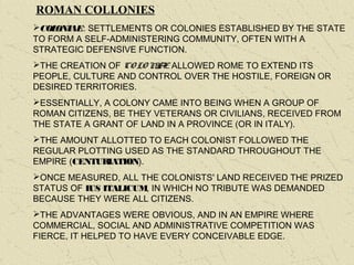 Roman town planning | PPT