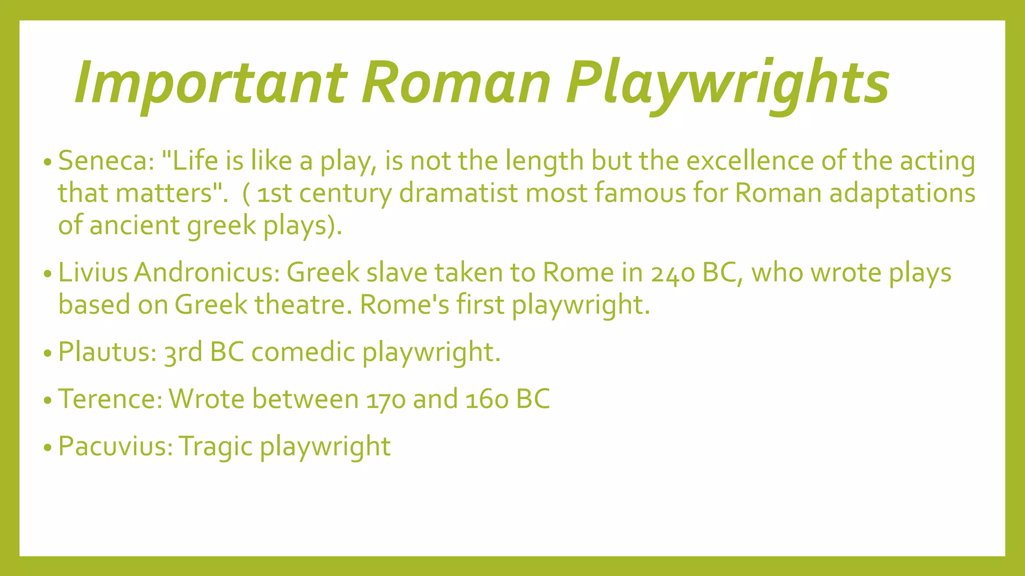 Roman tragedy | PPTX