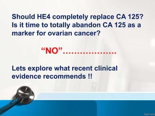ROMA (Risk of Ovarian Malignancy Algorithm) | PPTX