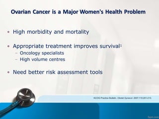ROMA (Risk of Ovarian Malignancy Algorithm) | PPTX