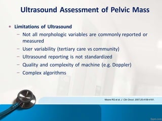 ROMA (Risk of Ovarian Malignancy Algorithm) | PPTX