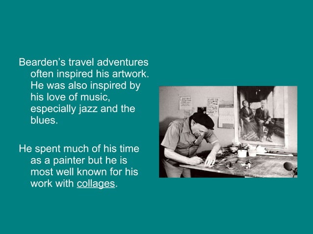 Romare Bearden Collage.Ppt | Painting | Arts and Crafts