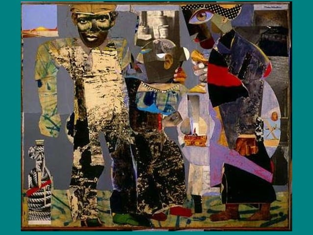 Romare Bearden Collage.Ppt | Painting | Arts and Crafts