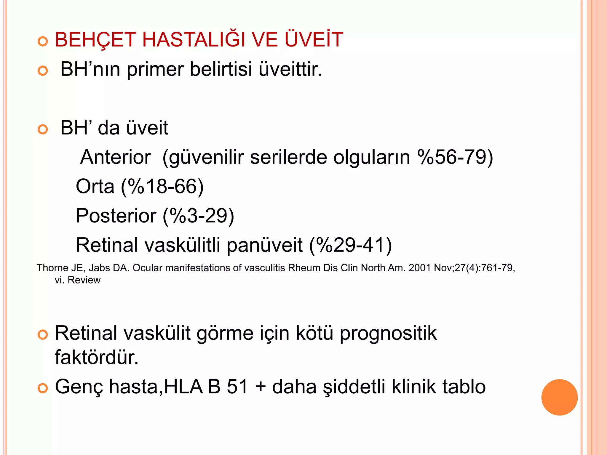 Romatoloji̇k hastaliklarda üvei̇t | PPTX