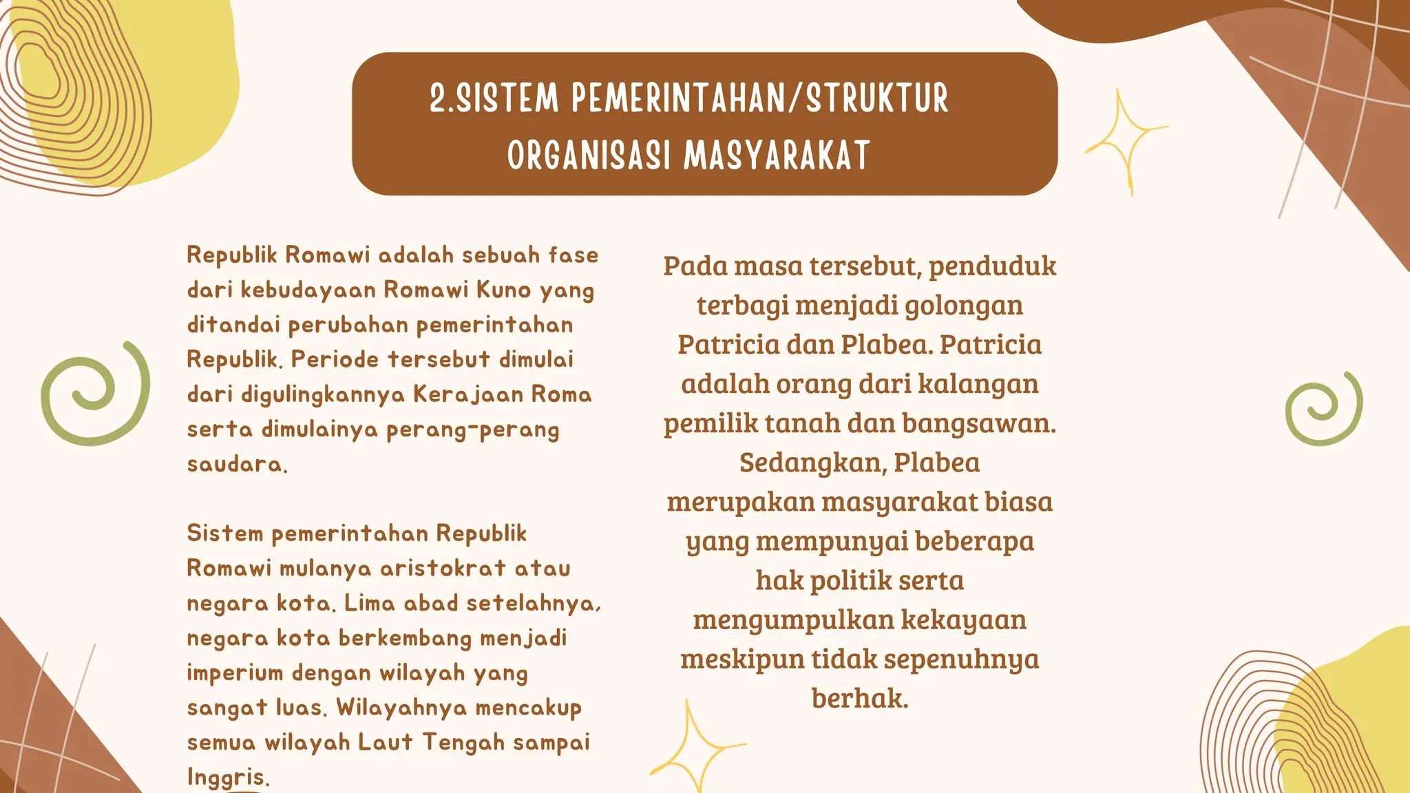 PERADABAN ROMAWI KUNO SEJARAH TINGKAT LANJUT | PDF
