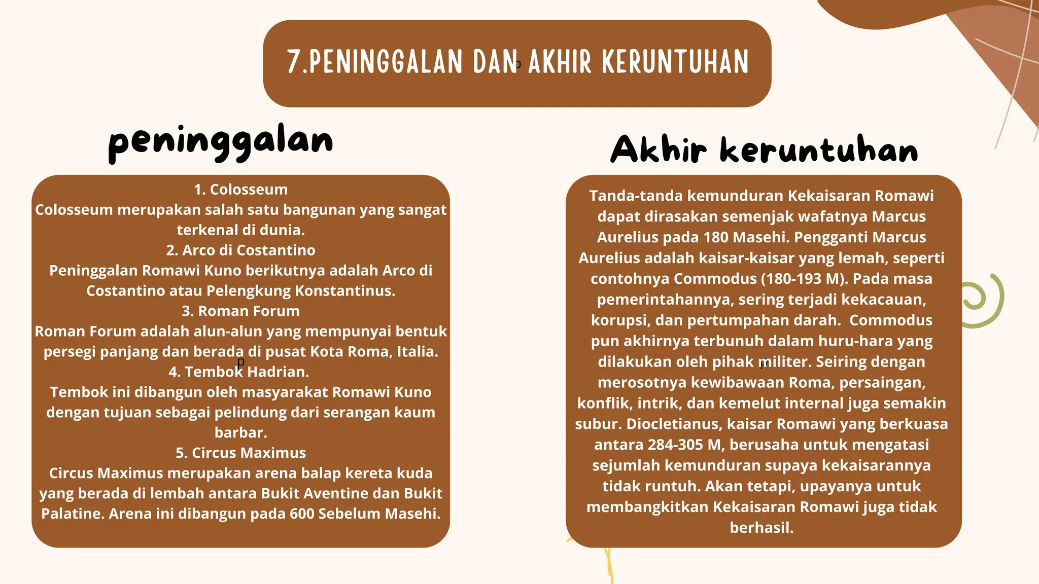 PERADABAN ROMAWI KUNO SEJARAH TINGKAT LANJUT | PDF