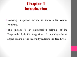 Romberg | PDF | Physics | Science