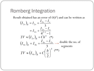Romberg’s method | PDF