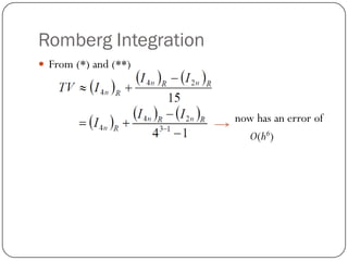 Romberg’s method | PDF