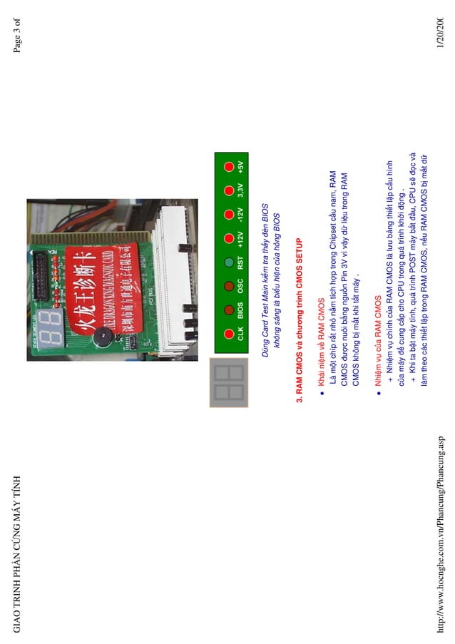 Rom bios va ram cmos | PDF