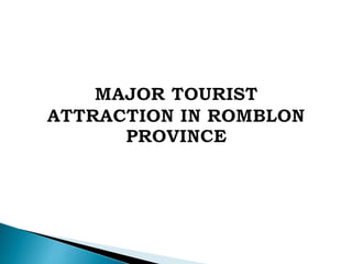 Romblon province. Romblon: Marble capital, pristine islands, rich ...