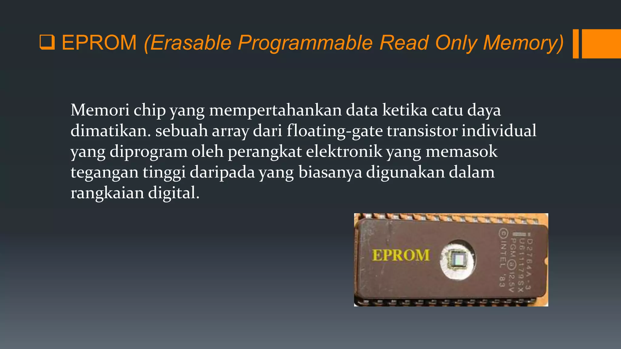 ROM dan EPROM Sistem Mikroprosesor | POTX