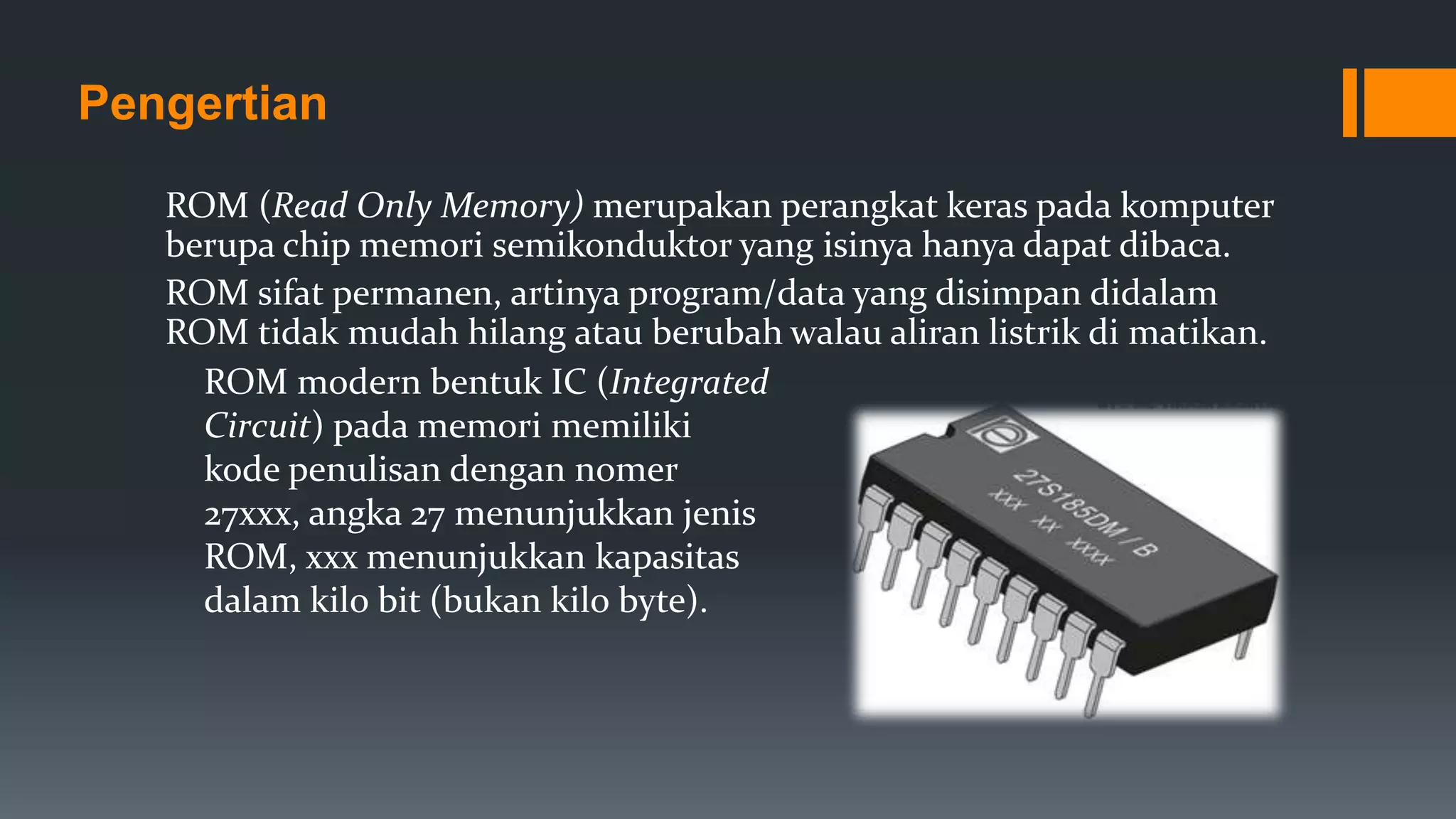 ROM dan EPROM Sistem Mikroprosesor | POTX