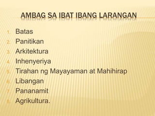 Ambag ng Rome | PPTX