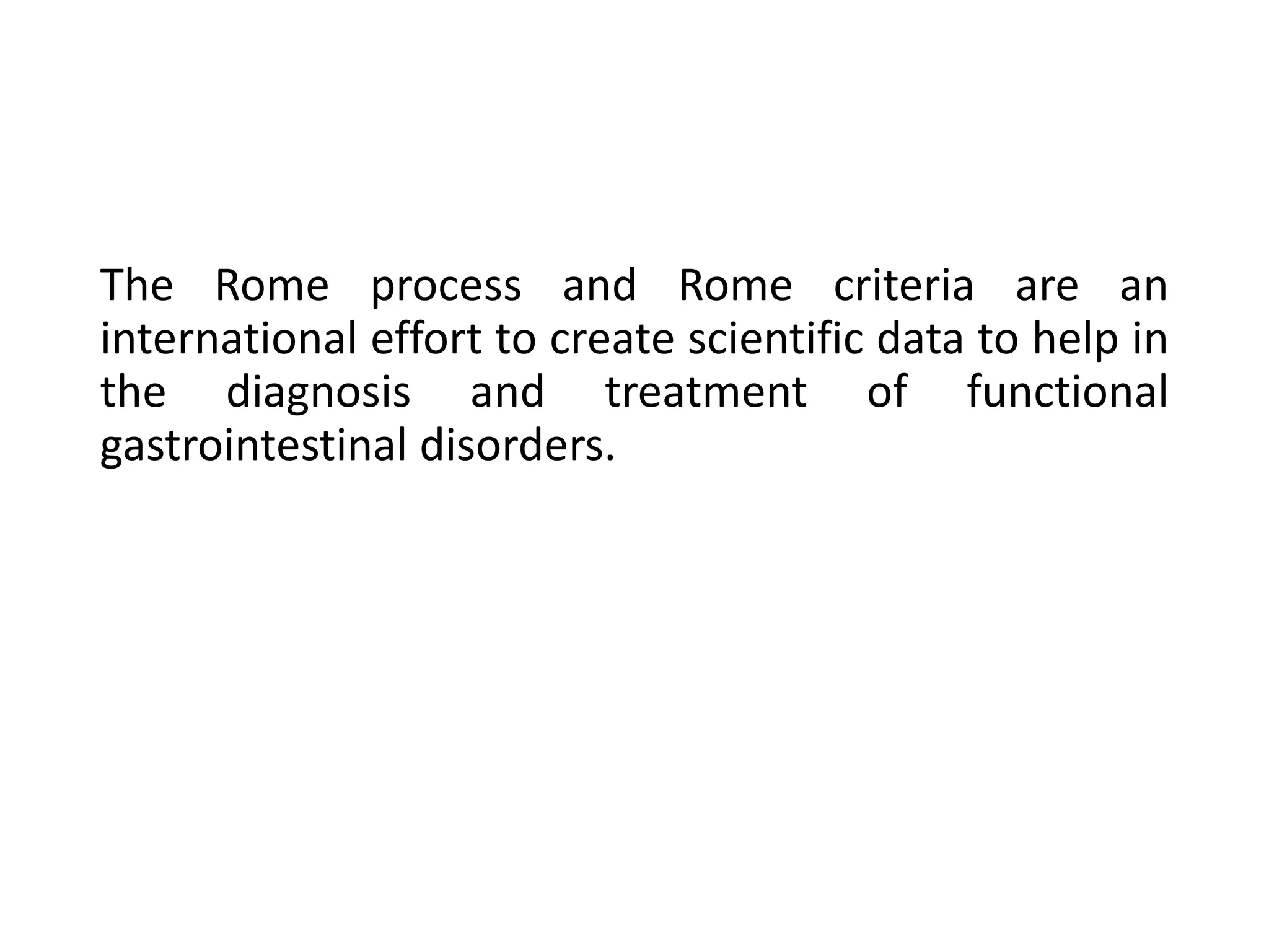 Paediatric Rome iv criteria | PPTX