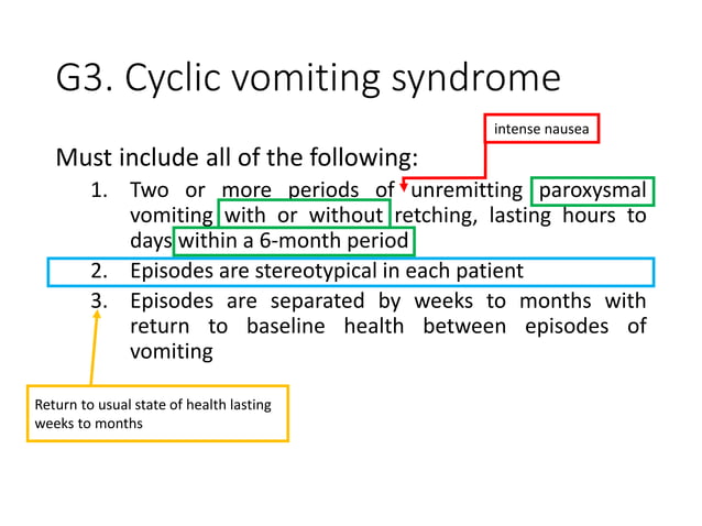 Paediatric Rome iv criteria | PPTX