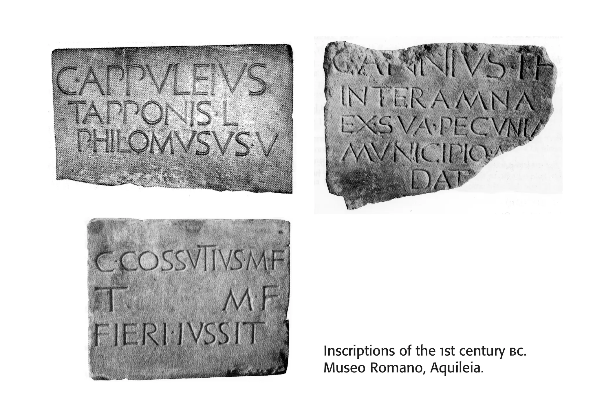 Calligraphy and Epigraphy