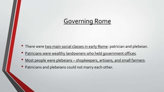 Rome and the byzantine empire pp | PPT