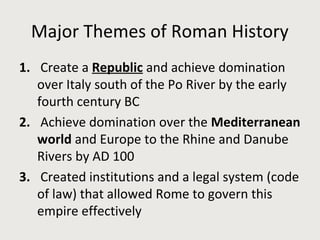 Rome & christianity | PPT