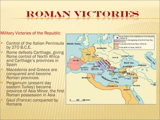 Rome City of Conquest and Punic Wars | PPT