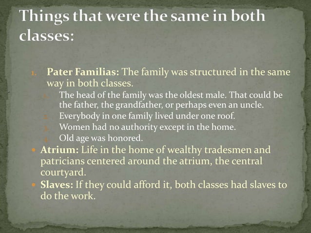 Rome daily life | PPT