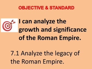 Rome from Republic to Empire | PPTX