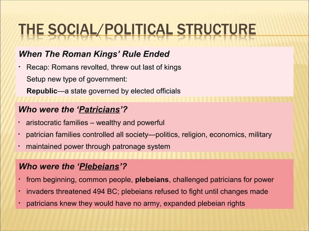 Rome government | PPT | Law