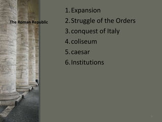 Rome History from MindMap to Powerpoint | PPT