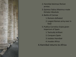 Rome History from MindMap to Powerpoint | PPT