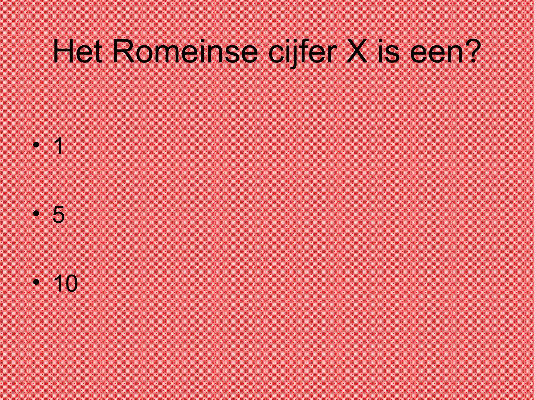 Romeinse Cijfers | PPS