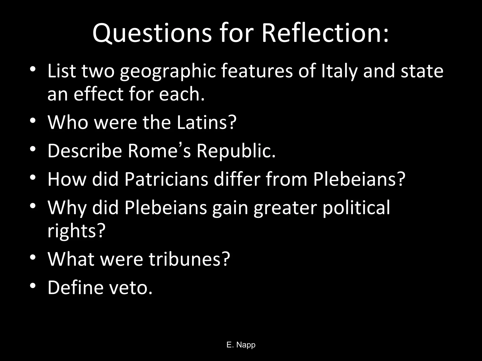 Rome Introduction | PPT | Geography | Science