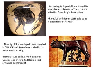 Rome intro, geography, etruscans | PPT | Geography | Science