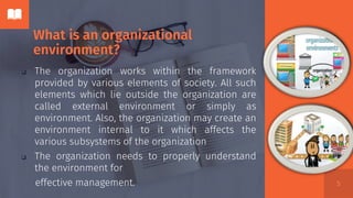 ORGANIZATIONAL ENVIRONMENT | PPTX