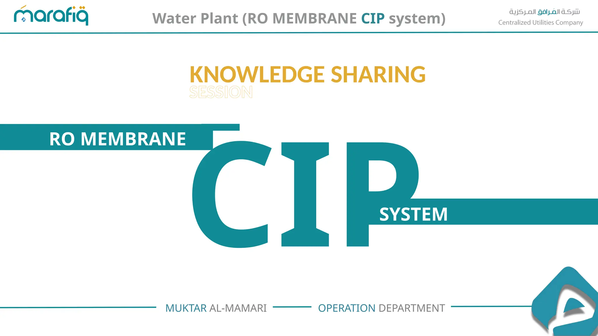 RO MEMBRAN CIP.CIP (Clean-In-Place) is an automated cleaning process ...