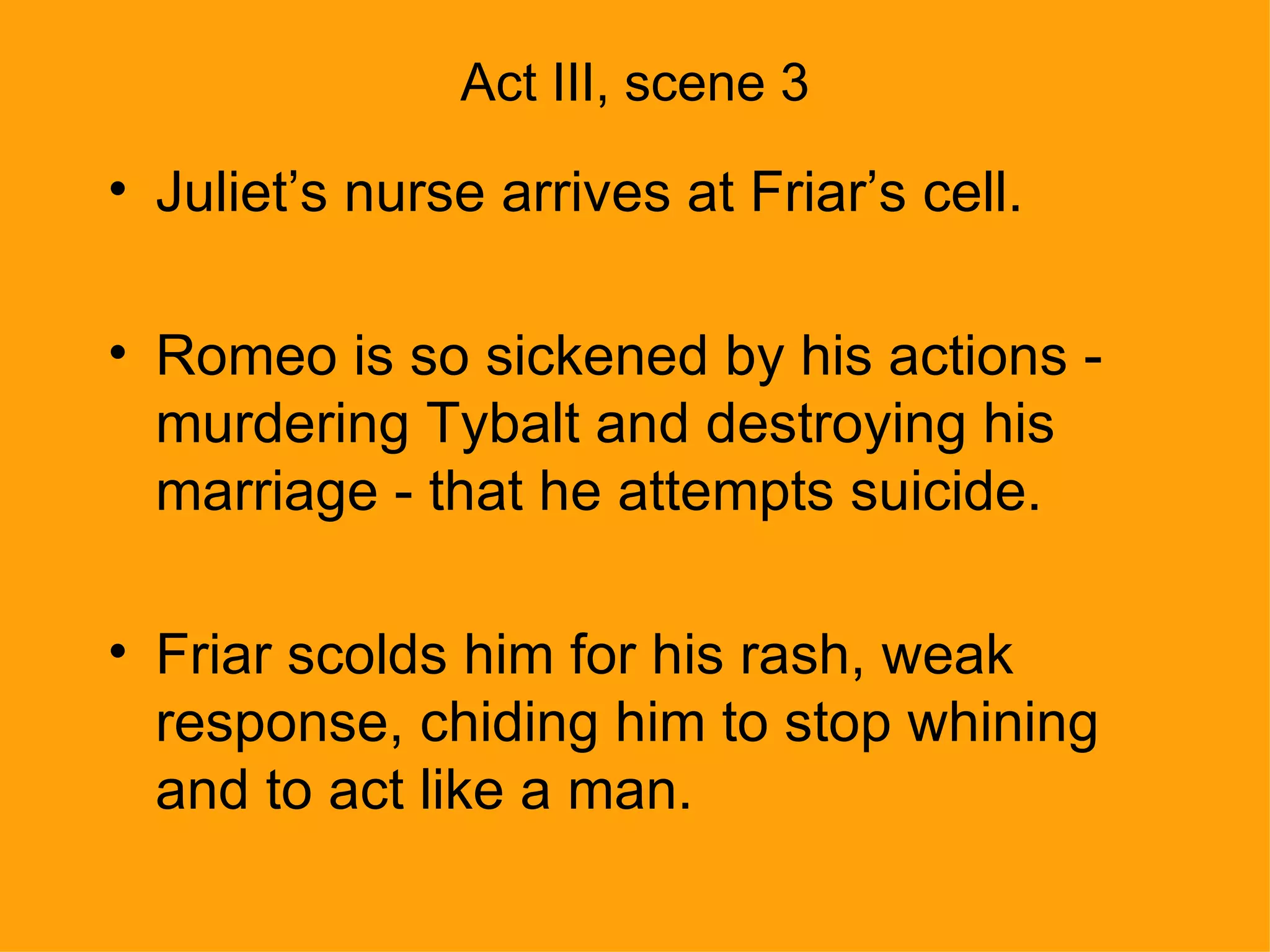 Romeo and Juliet, Act III | PPT