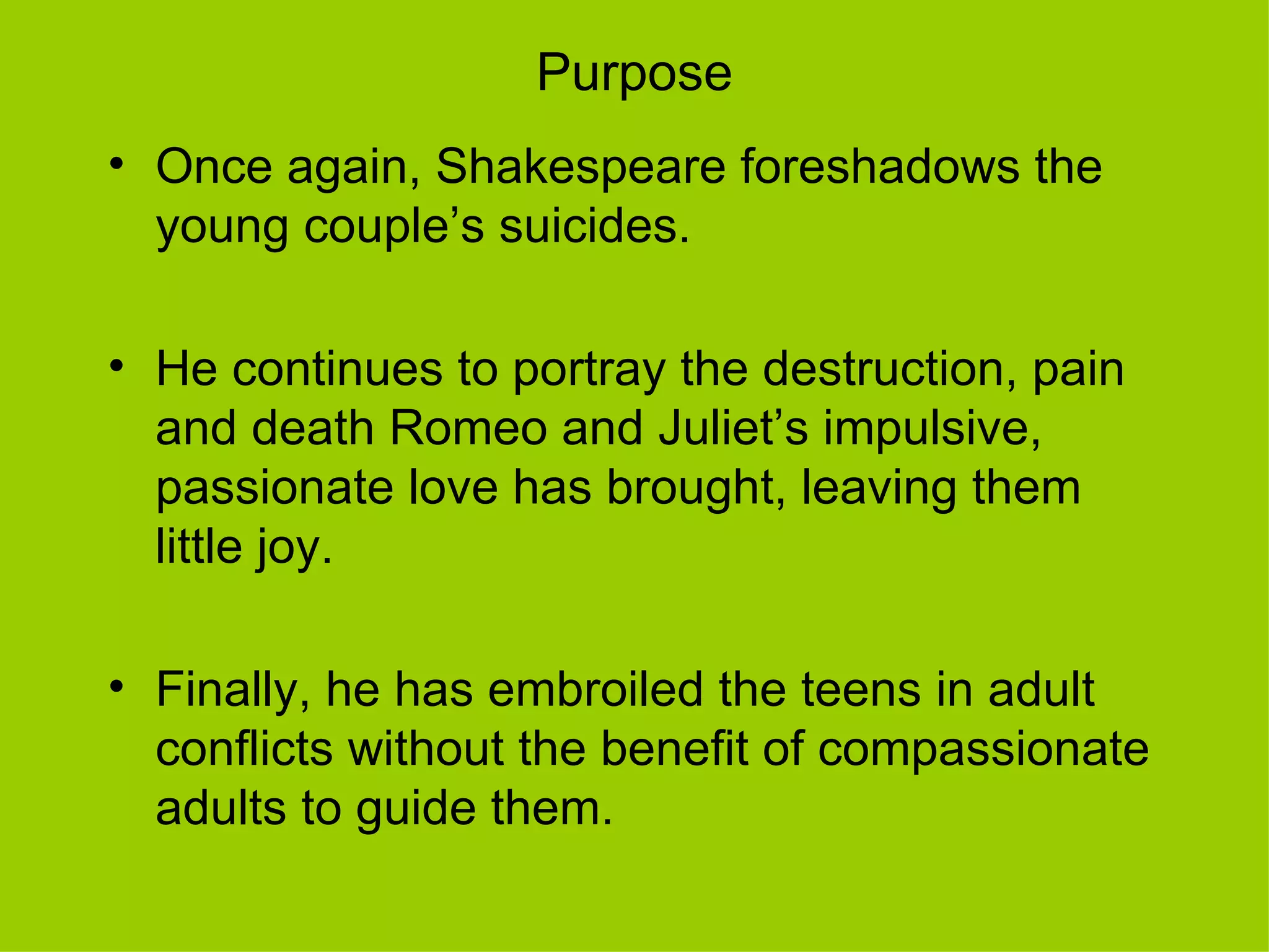 Romeo and Juliet, Act III | PPT