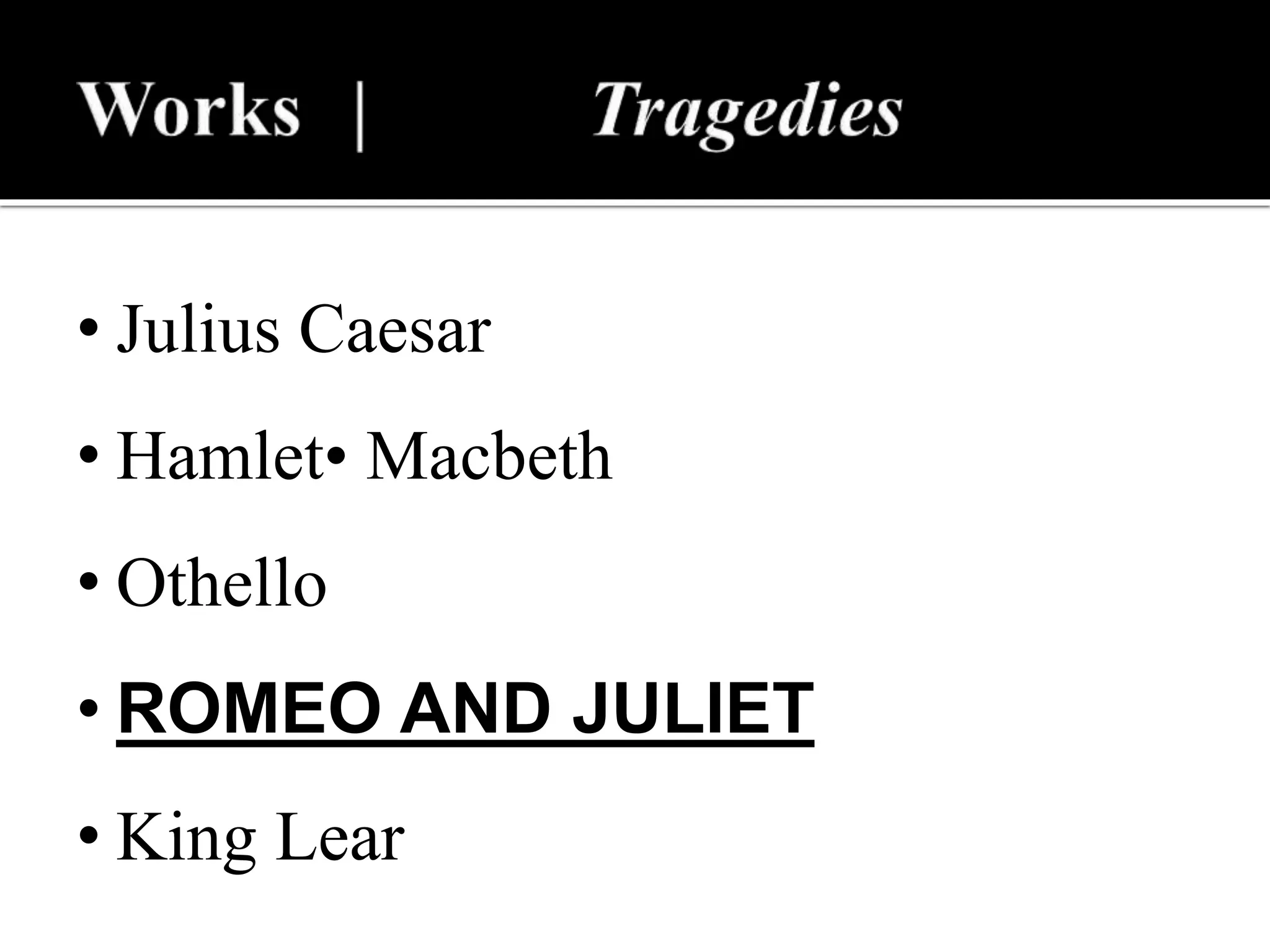 ROMEO AND JULIET by William Shakespeare 💀 | PPTX