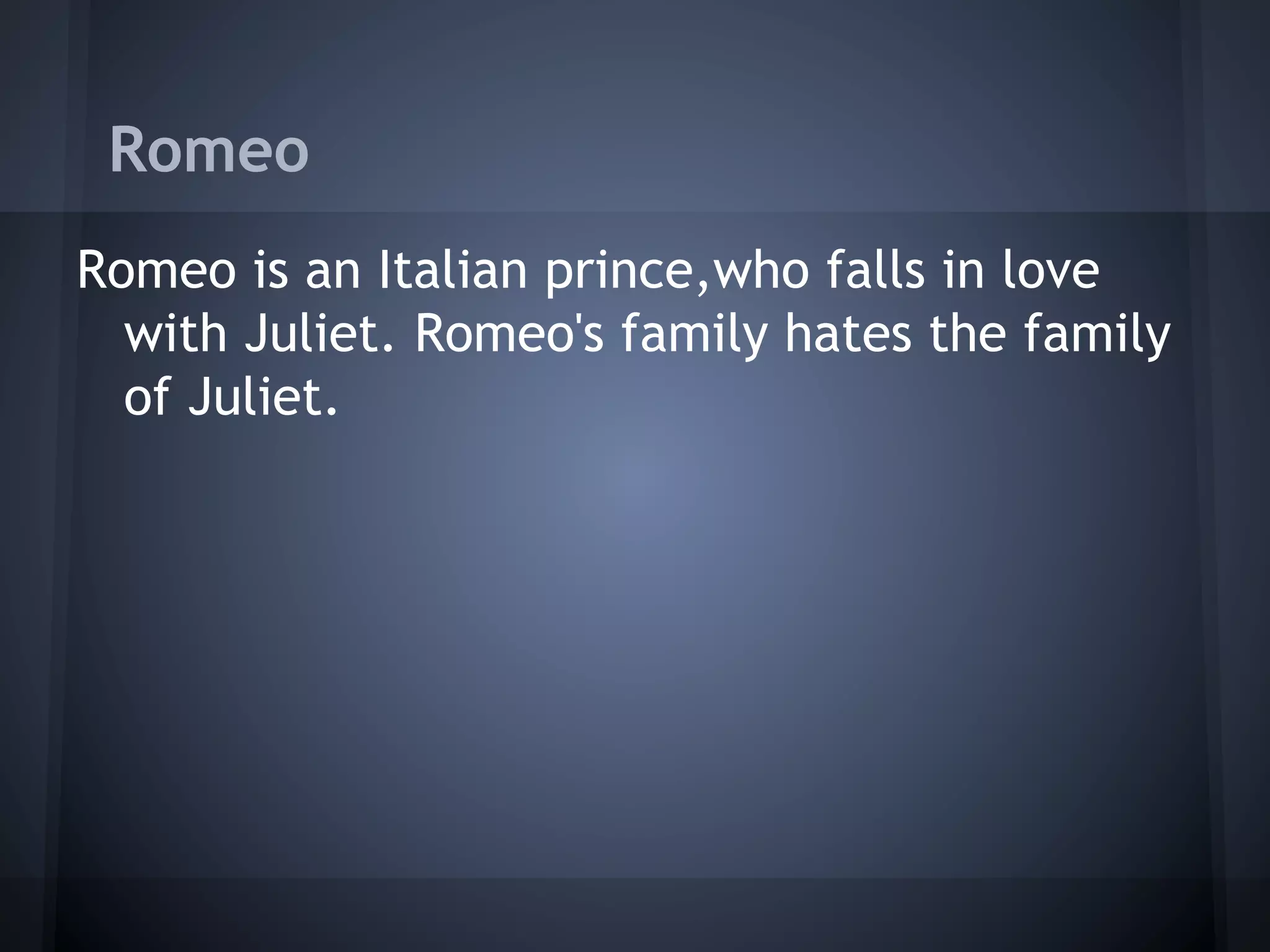 Romeo and juliet | PPT