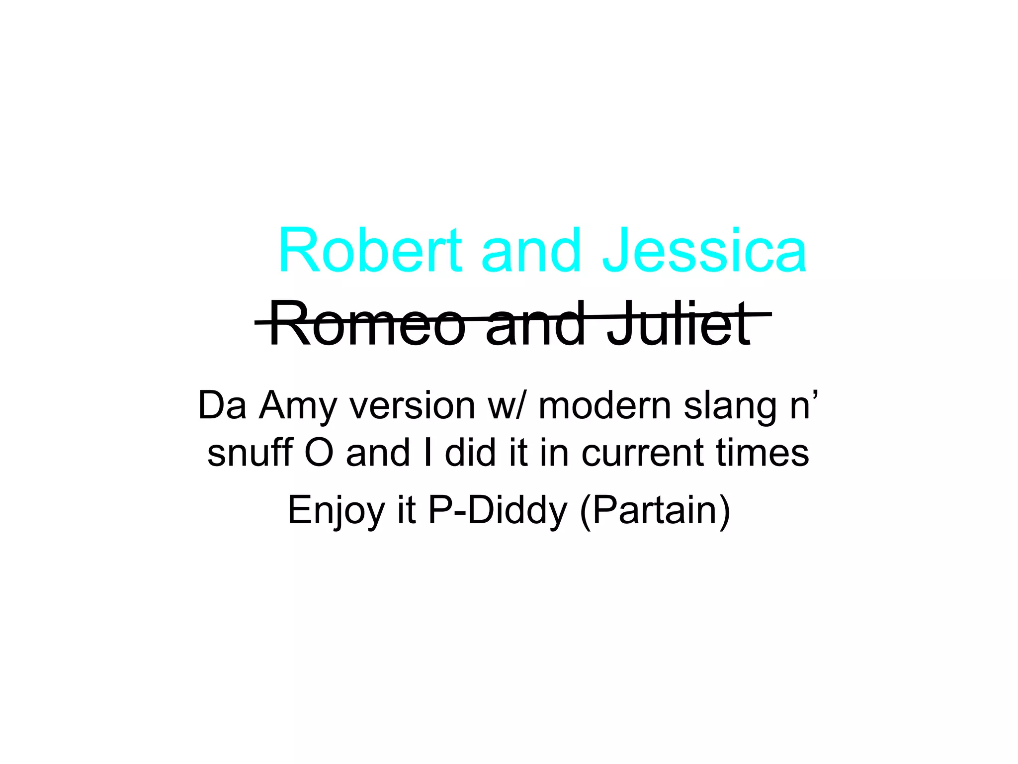Romeo and juliet | PPT