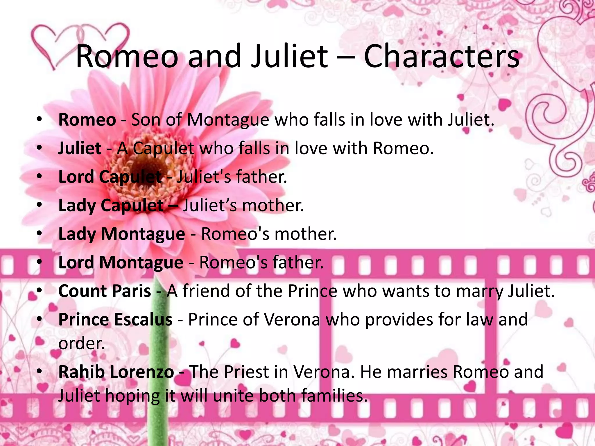 Romeo and juliet By Christy | PPTX