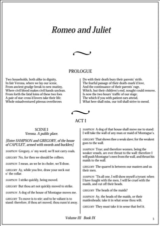 Romeo and juliet شكسبير روميو وجولييت | PDF