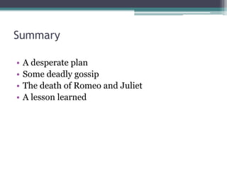 Romeo and juliet | PPT