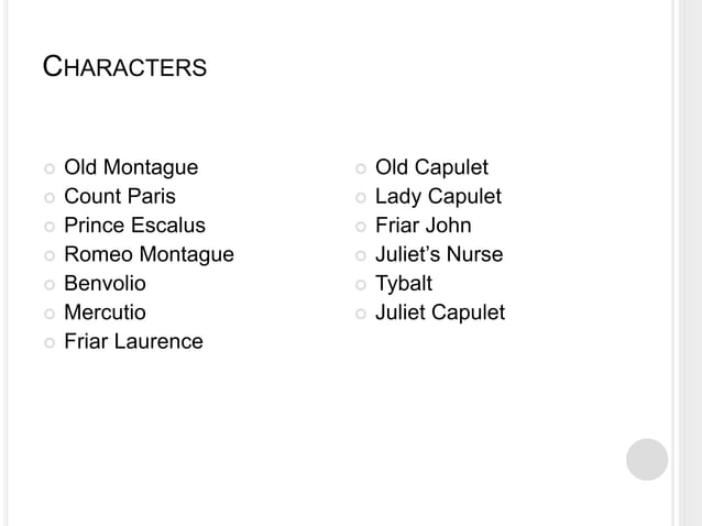 Romeo and juliet | PPT